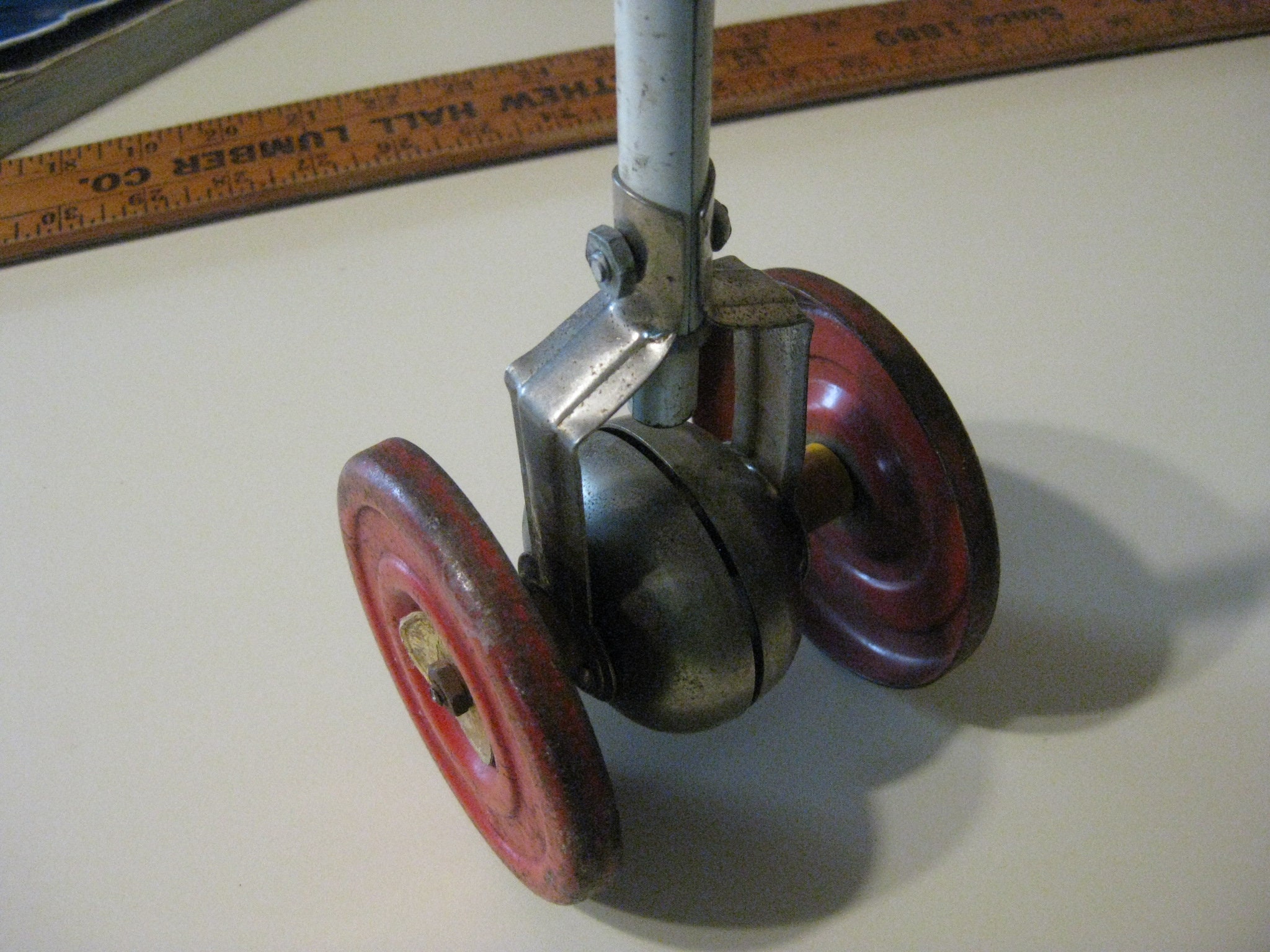 Rare Vintage Gong Bell Mfg Co Walking Stick Wheeled Musical | Etsy