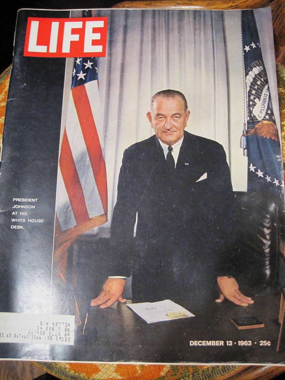 LBJ Collectible Vintage LIFE MAGAZINE President Lyndon Johnson; World Events; the Beatles ...
