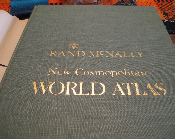 Rand Mcnally New Cosmopolitan World Atlas Enlarged Global - Etsy