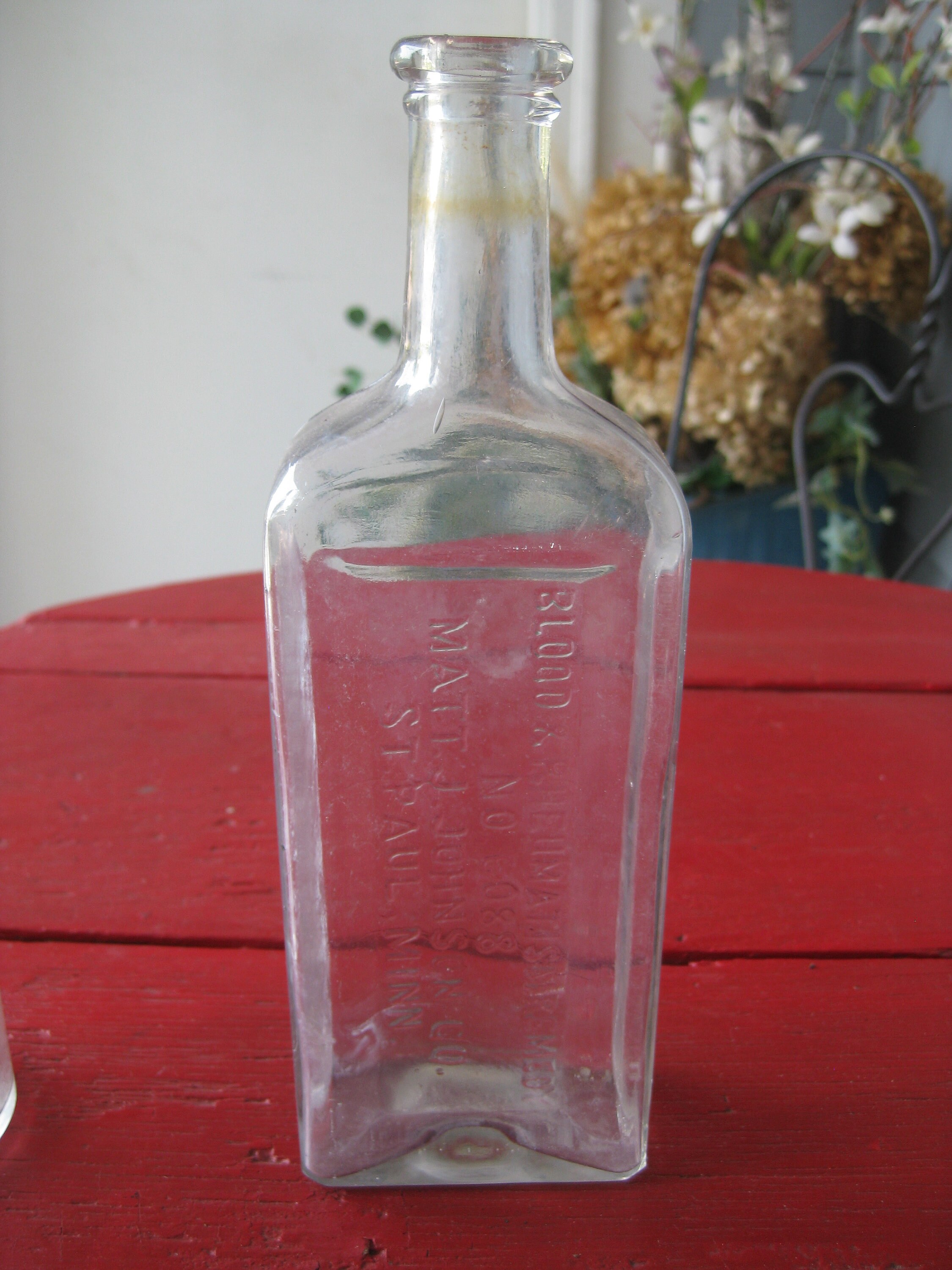 Antique Apothecary Medicine Jar Blood & Rheumatism Remedy No 6088. St ...