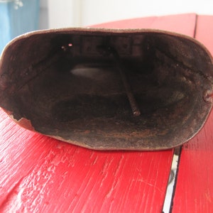 Antique Rare Old Rustic Cow Bell. Large Authentic Metal Cowbell W ...