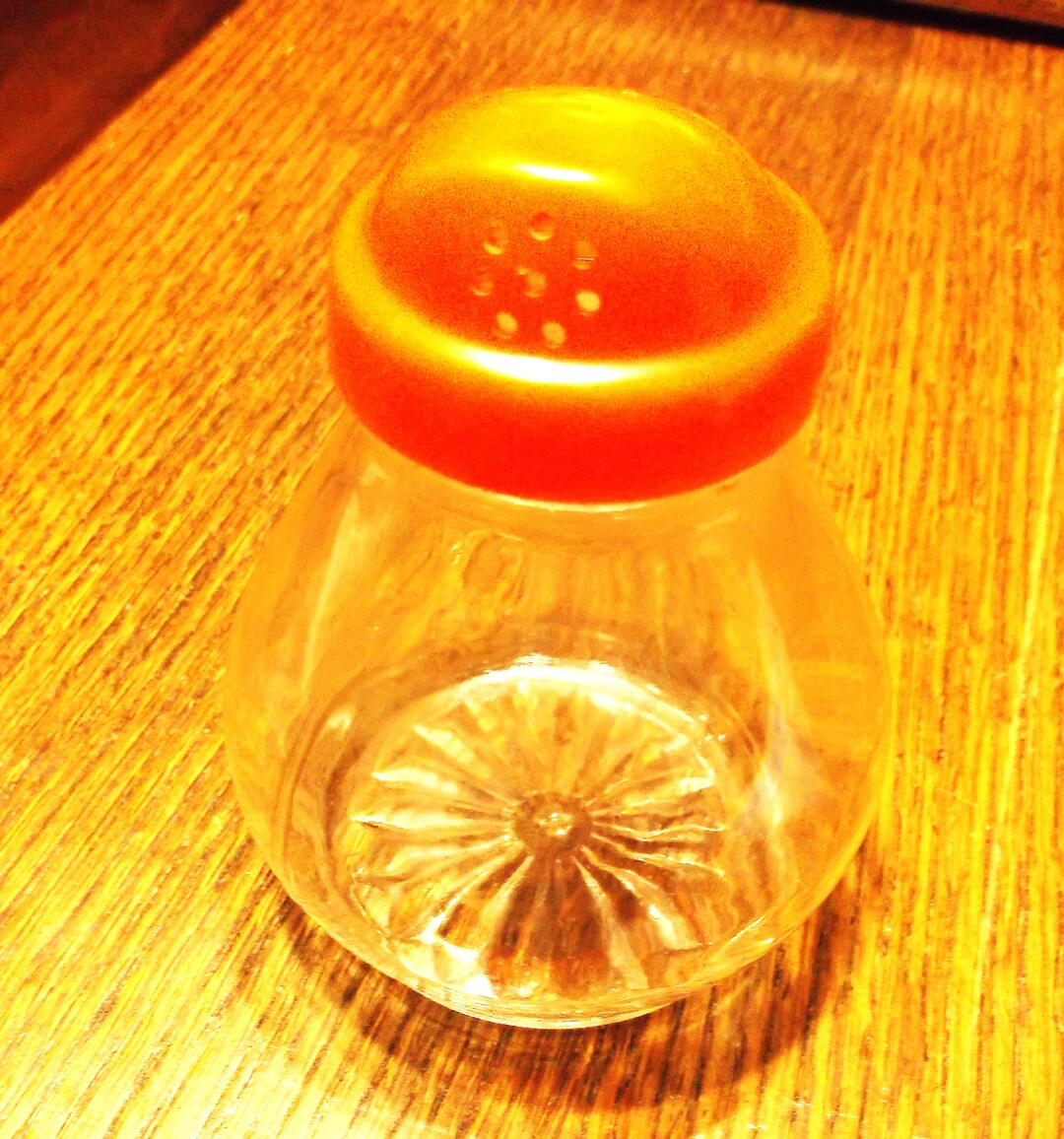 Vintage Glass Sprinkler; Federal Tool Glass Jar Starburst Bottom ...