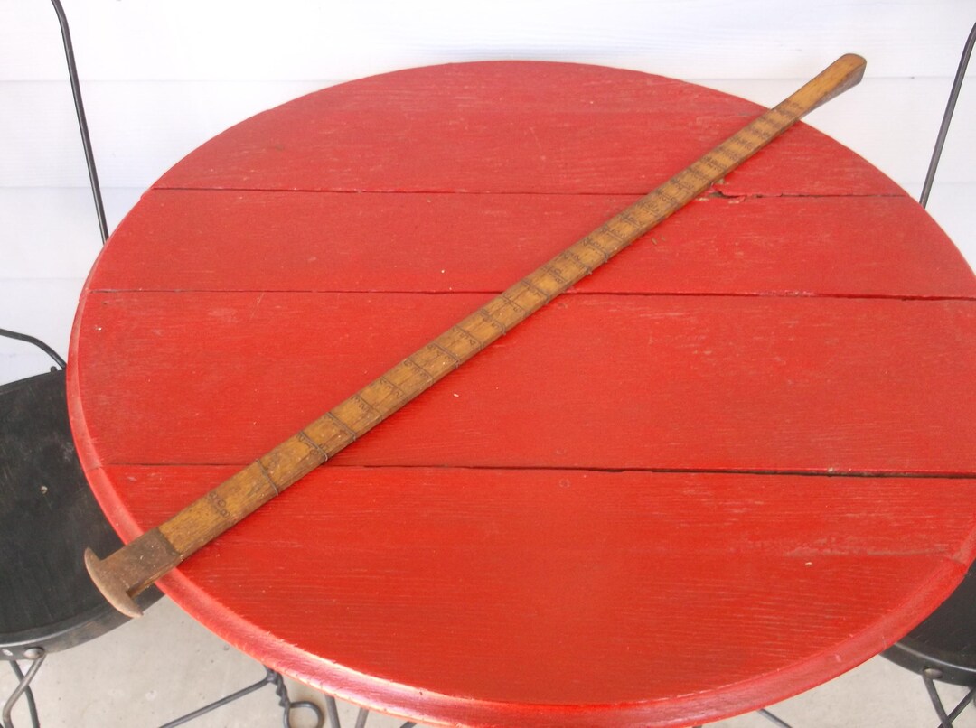 Antique Log Ruler; Lumber Measure Stick; Lumber Rule; Log Scale; Board ...
