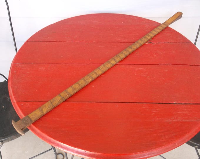 Antique Log Ruler; Lumber Measure Stick; Lumber Rule; Log Scale; Board ...