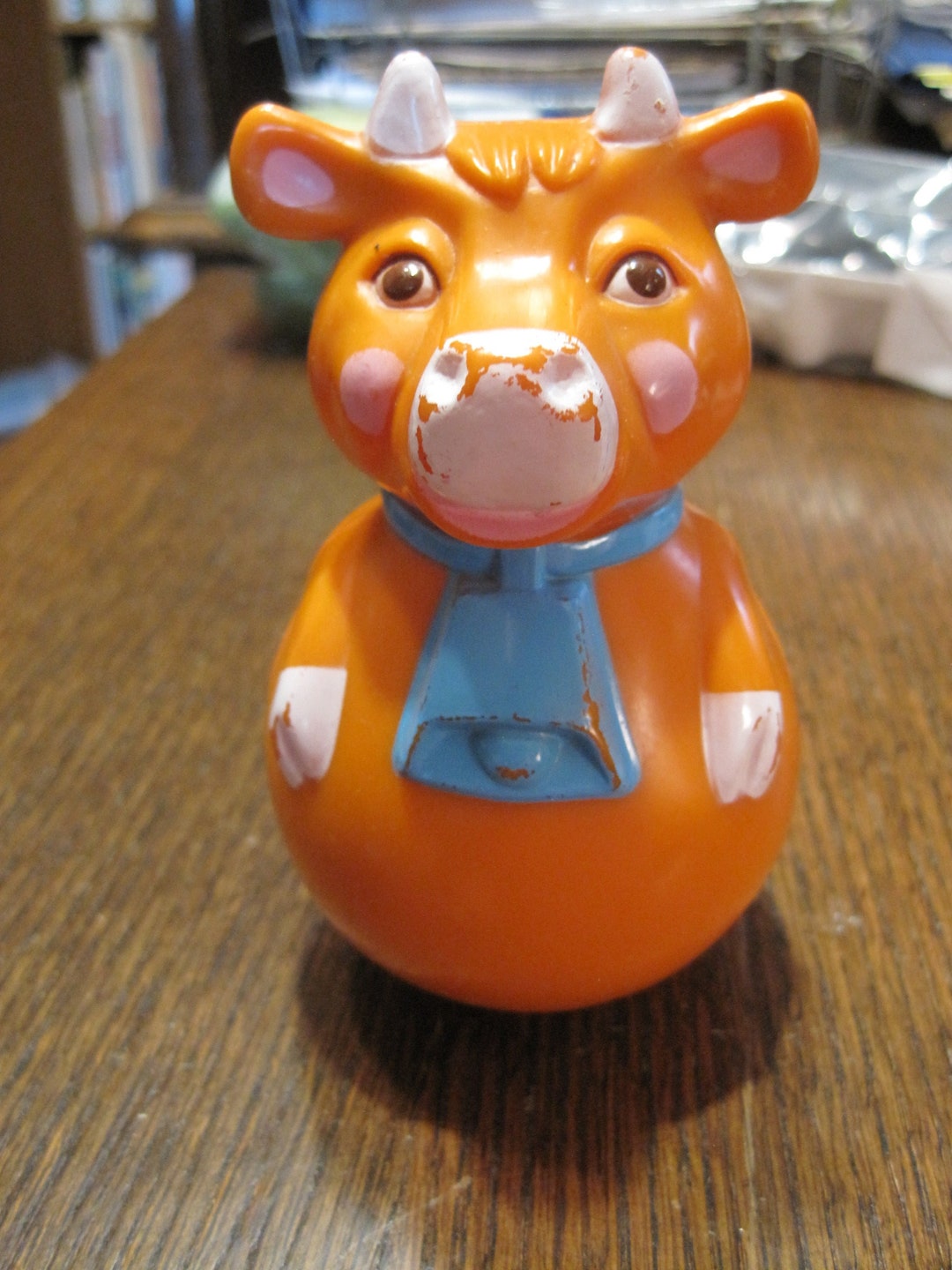 Vintage the First Years Musical Roly Poly Cow - Baby Nursery Toy - Etsy