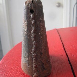 Antique Rare Old Rustic Cow Bell. Large Authentic Metal Cowbell W ...