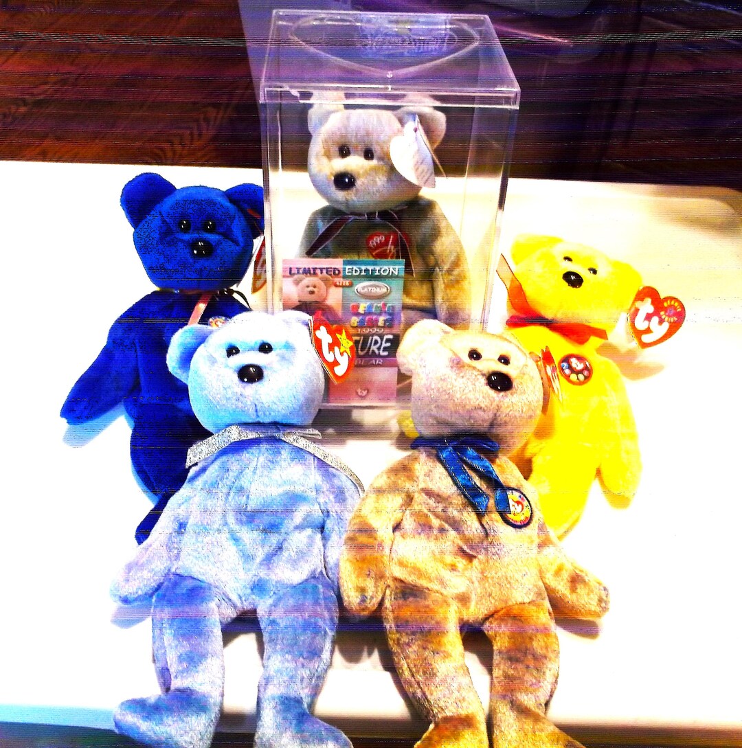 Vintage Ty Beanie Babies Club Teddy Bear Selection: Signature 1999 ...