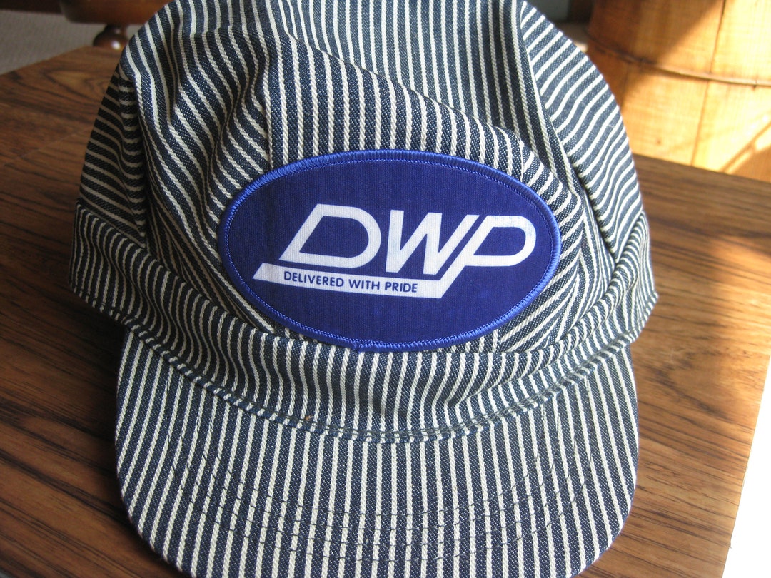 Vintage Railroad Engineer Cap. Classic Hat, DWP Logo Patch; Duluth ...