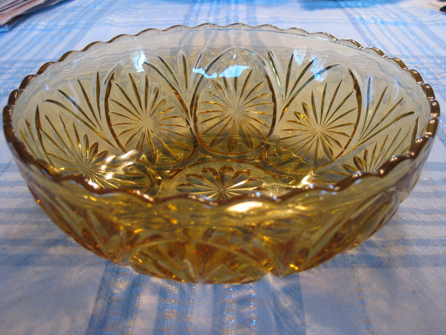 Kitchen & Dining Home & Living Dining & Serving Vintage Set of 2 Amber ...
