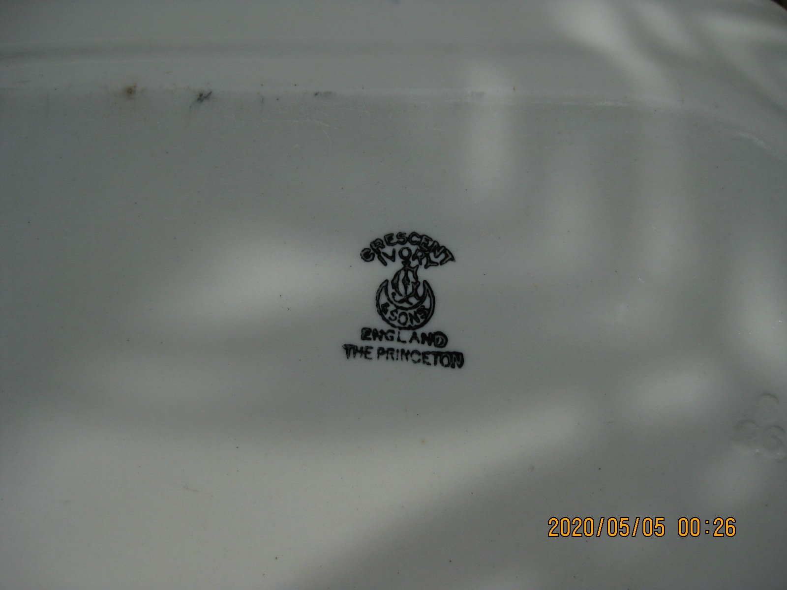 Rare Crescent Ivory & Sons Porcelain Platter: Vintage English Floral ...