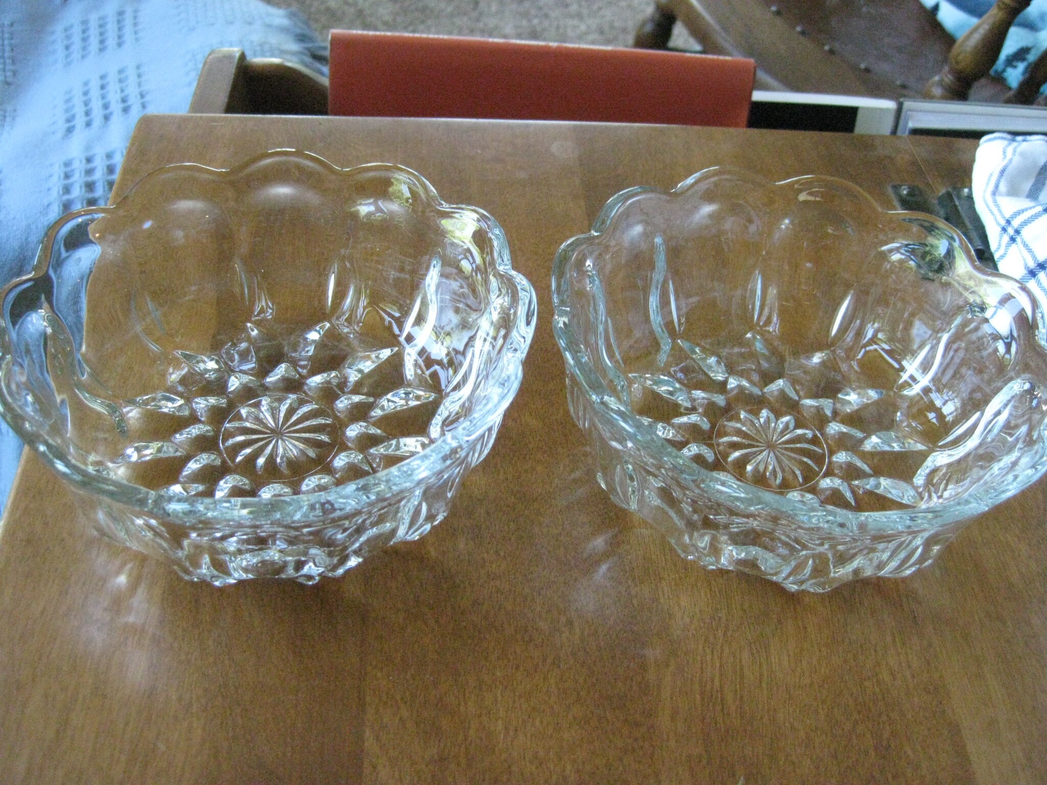 Pressed Glass Bowls - Etsy