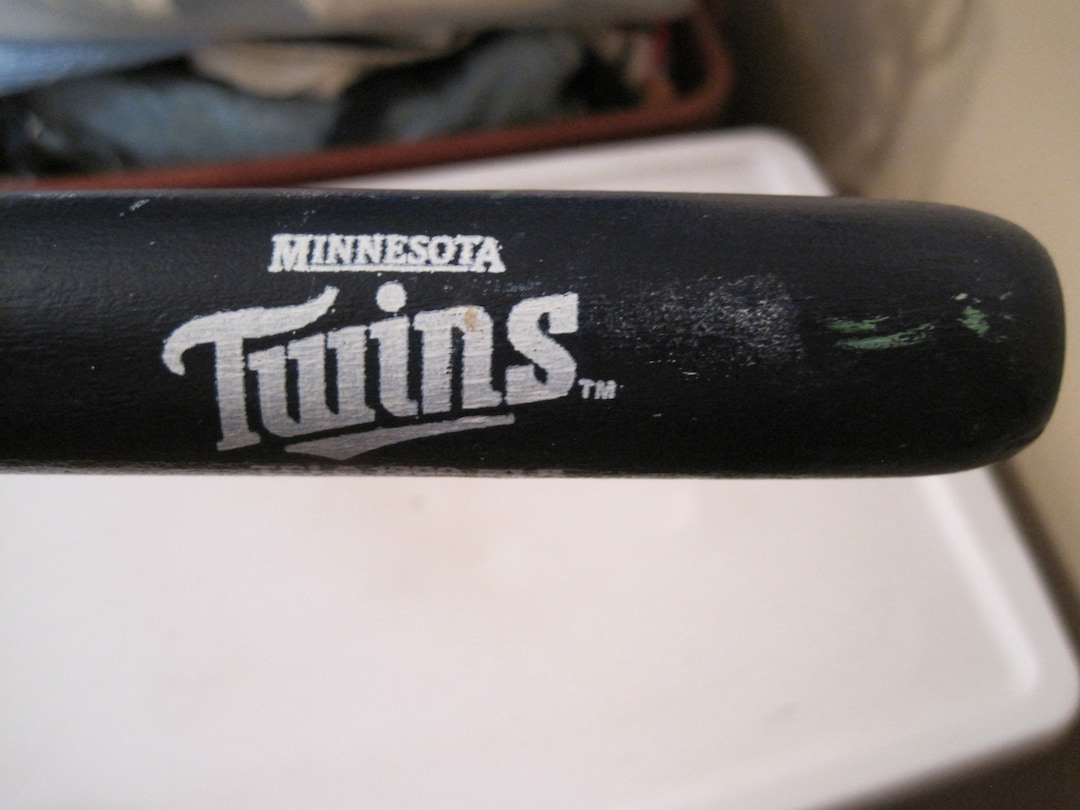 Vintage Minnesota Twins Miniature Baseball Bat - 1990 MLB Souvenir ...