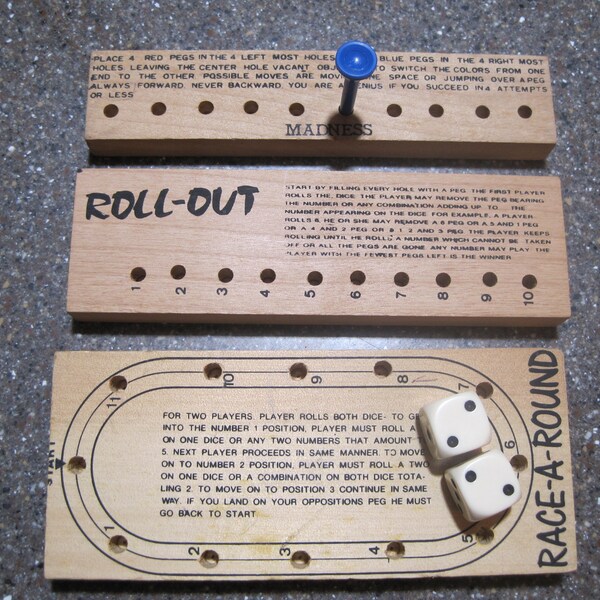 Wood Games - Etsy
