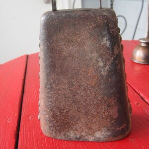 Antique Rare Old Rustic Cow Bell. Large Authentic Metal Cowbell W ...