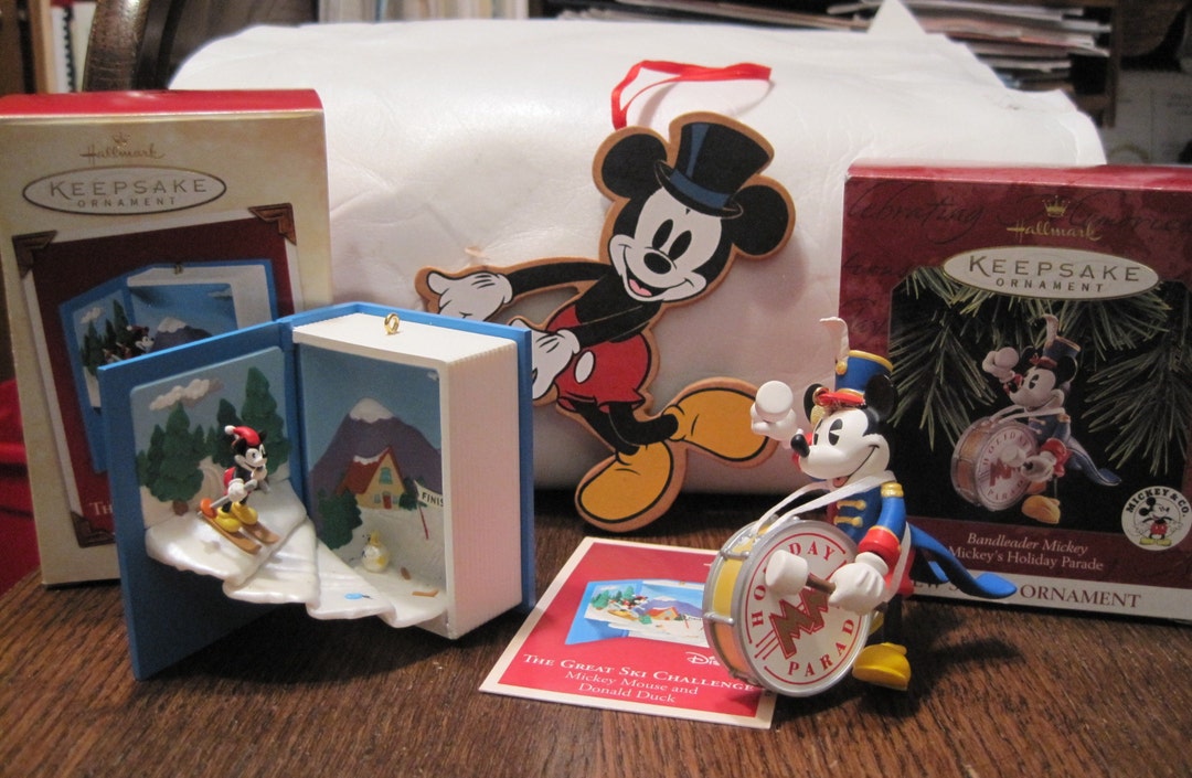 Vintage Hallmark Keepsake Mickey Mouse Christmas Ornaments: Mickeys ...
