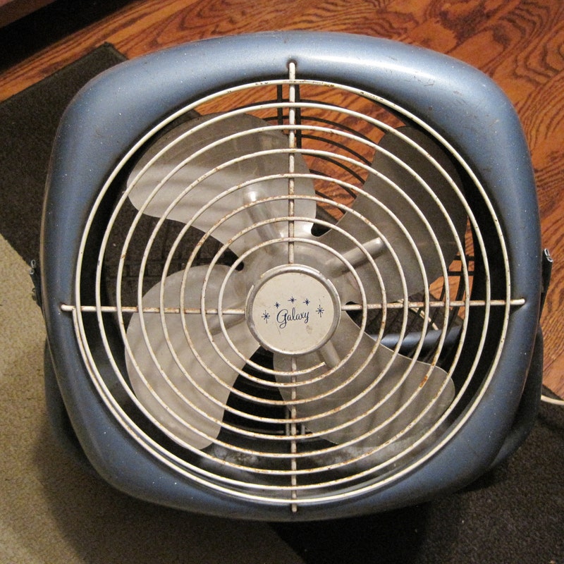 Blue Electric Fan - Etsy