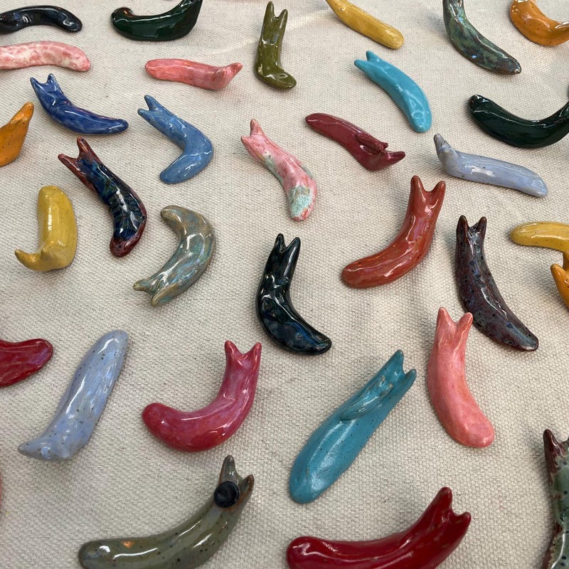 Clay Slug Sculpture - Etsy