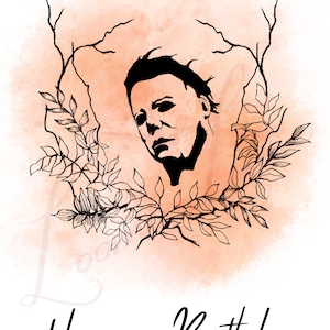 Horror Birthday Card Digital Download PNG - Etsy