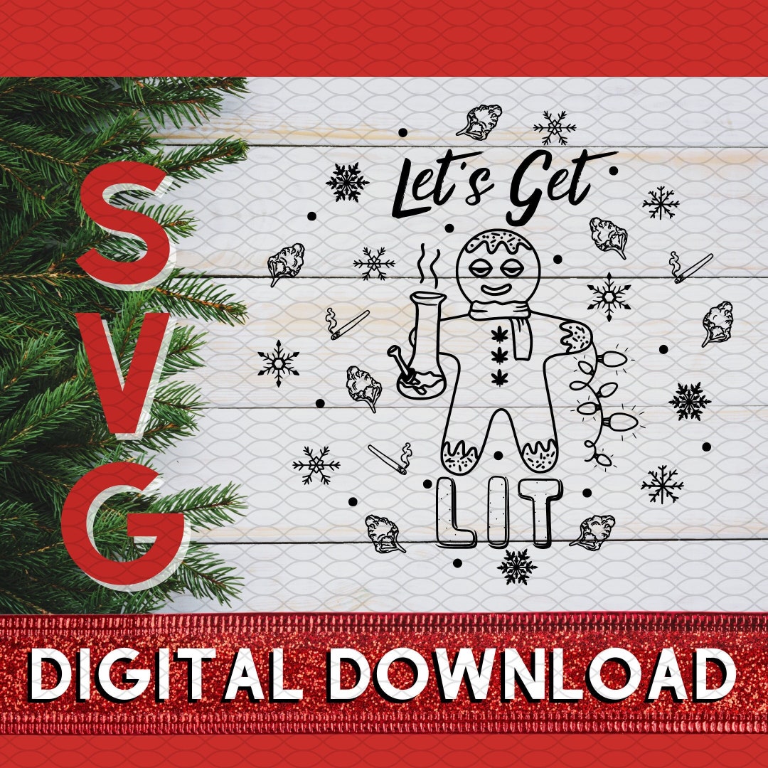 Lets Get Lit SVG Digital Download - Etsy