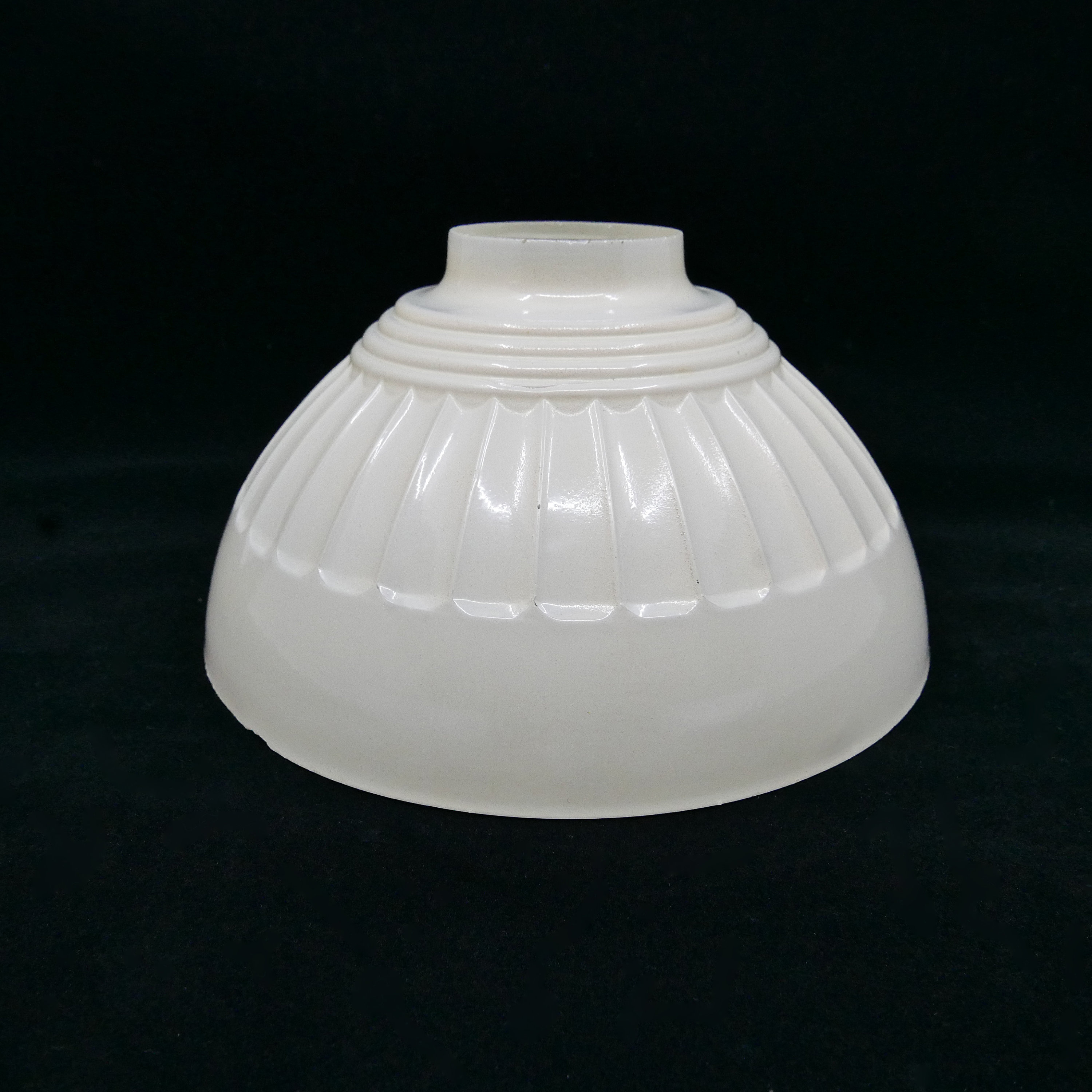 Vintage off White Glass Lamp Shade - Etsy