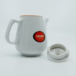 Vintage Ceramic Sanka Individual Single Serve Promotional Coffee Pot ...