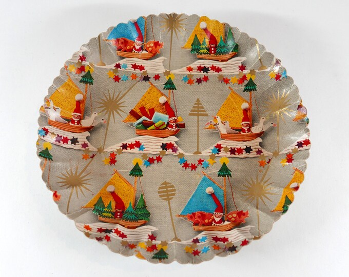 Vintage German Paper Cookie Plates - Bunter Teller - Etsy