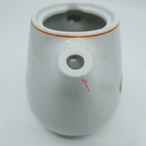 Vintage Ceramic Sanka Individual Single Serve Promotional Coffee Pot ...