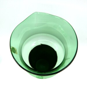 Vintage Pukeberg Green Glass and Teak Bimbo Mixer Set - Carafe ...