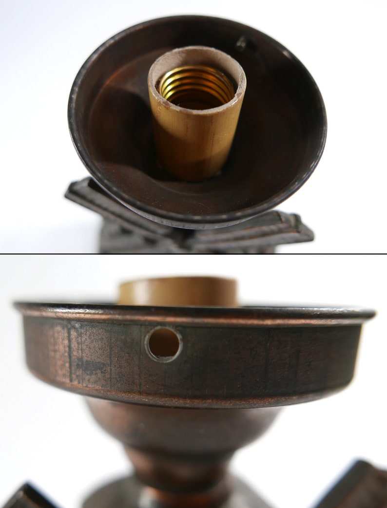 Vintage Cast Spelter Windmill Table Lamp With Clear Glass - Etsy