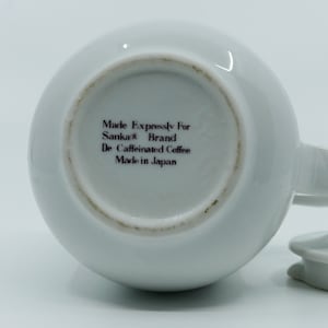 Vintage Ceramic Sanka Individual Single Serve Promotional Coffee Pot ...