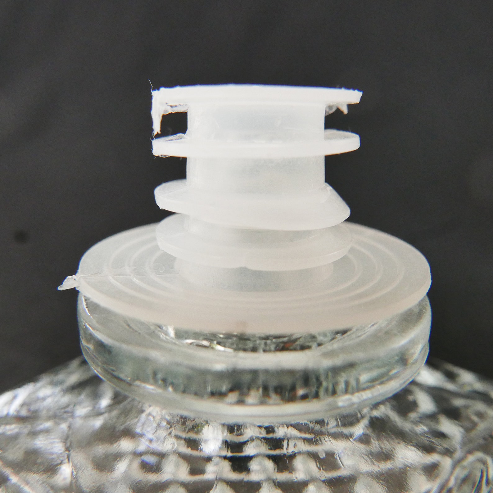 Vintage Queen Anne Tableware Cut Glass Whisky Decanter With Silver ...