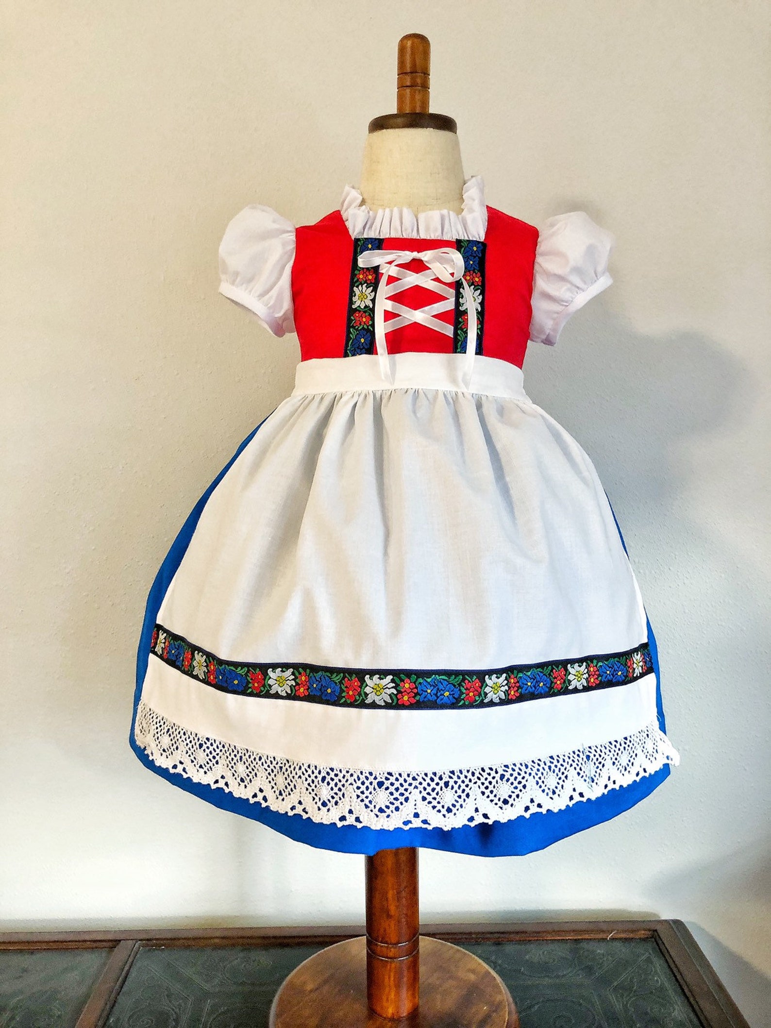 Heidi Dress With Apron Made to Order and Pocket Heidi Doll - Etsy