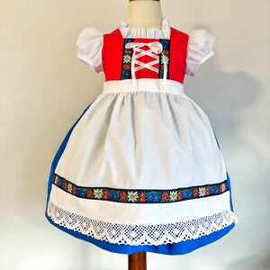 Heidi Dress With Apron Made to Order and Pocket Heidi Doll - Etsy