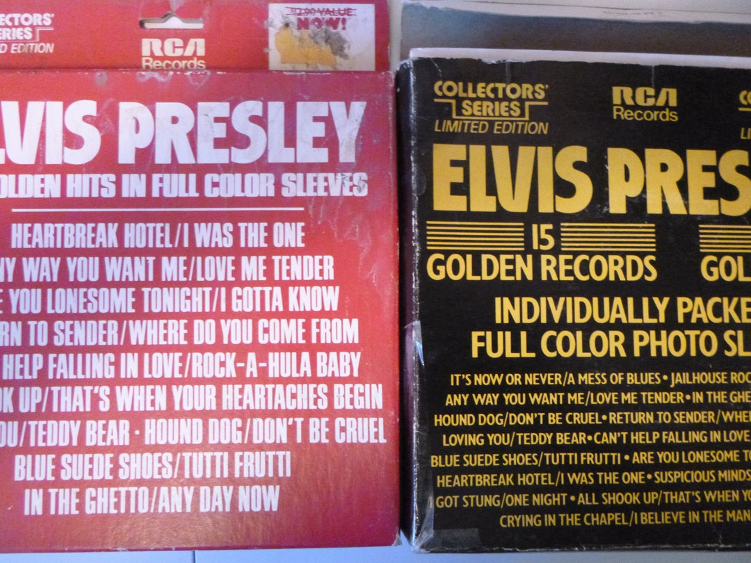 ELVIS, Boxed Set, 45 Records, Vinyl, Collectible, Rock and Roll, Music ...