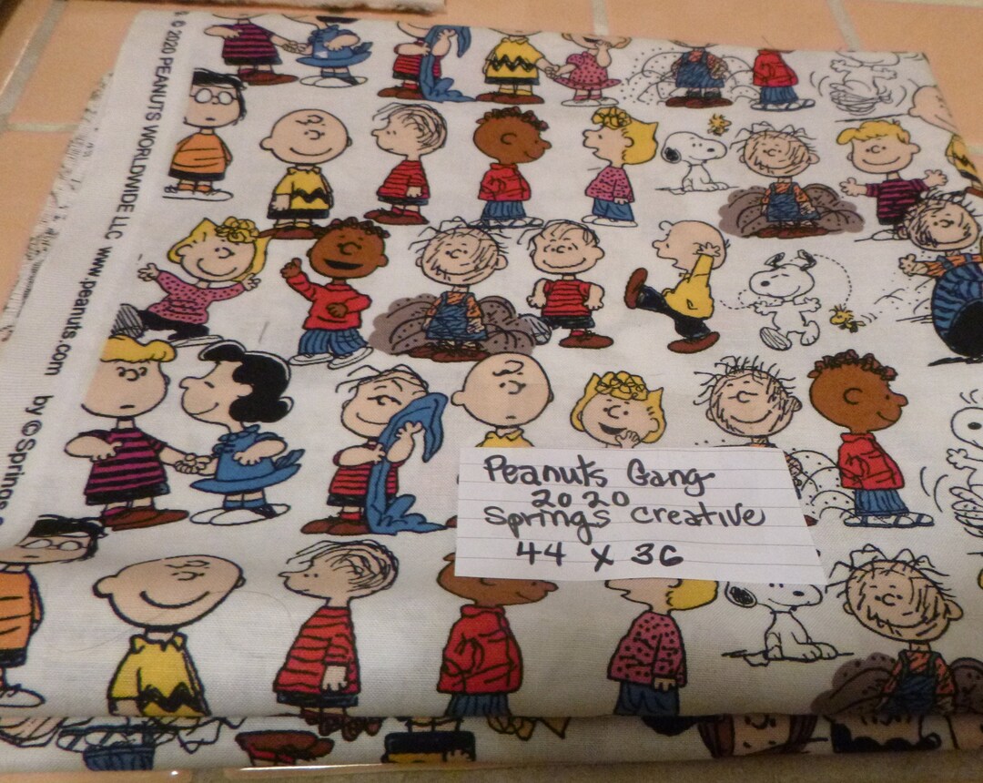 CHARLEY BROWN, Peanuts, 44 X 36, Springs Creative, Sewing, Quilting ...