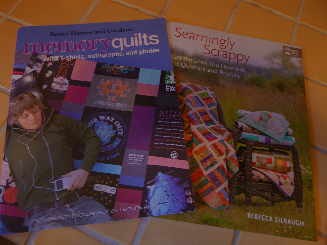 SEAMINGLY SCRAPPY, Memory Quilts, 2 Books Inc, Ideas, Pattern ...
