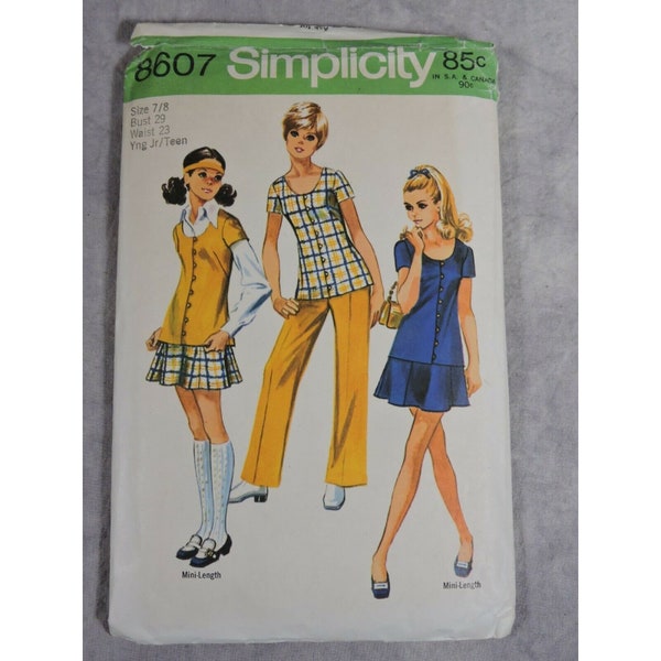 1969 Mini Skirt - Etsy