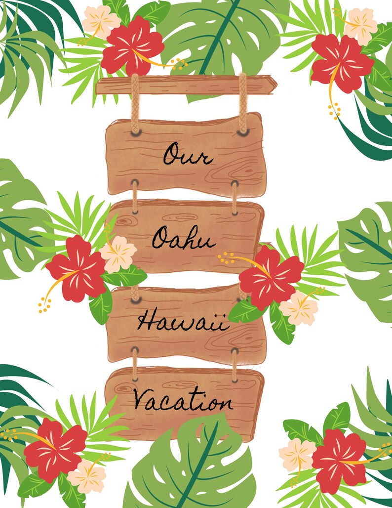 Oahu Hawaii Vacation Planner - Etsy