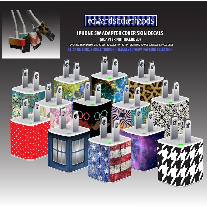 iPhone Charger Sticker - Etsy