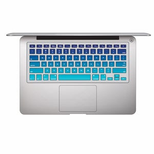 Blue-aqua Ombre MacBook Keyboard Decal Stickers - Etsy