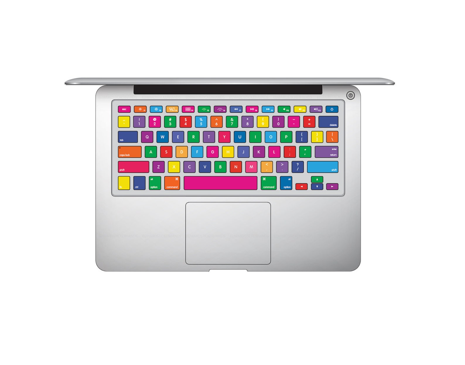 Multicolor Macbook Keyboard Decal Stickers - Etsy