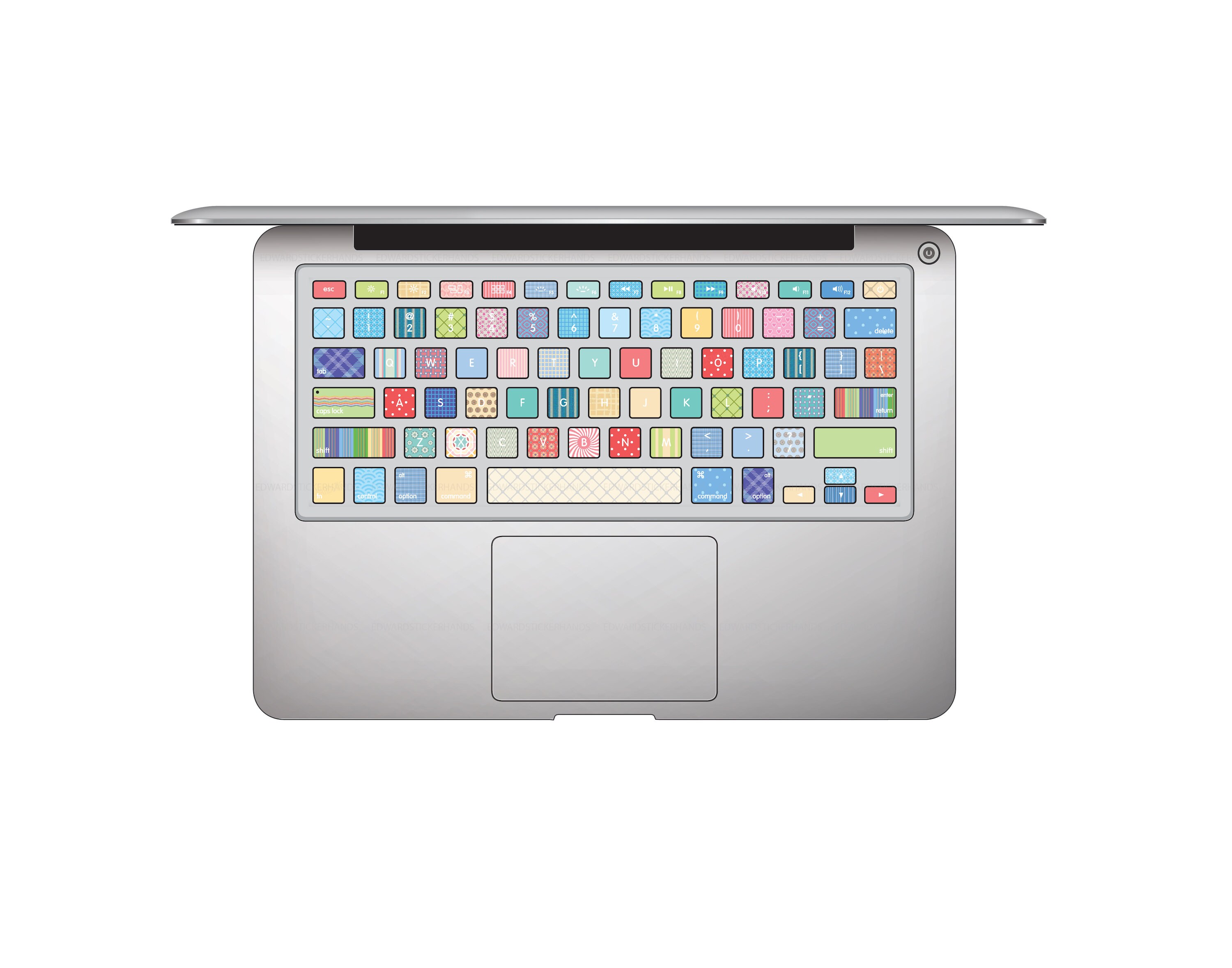 MacBook Keyboard Decal Stickers - WASHI PATTERNS V.2! - Etsy