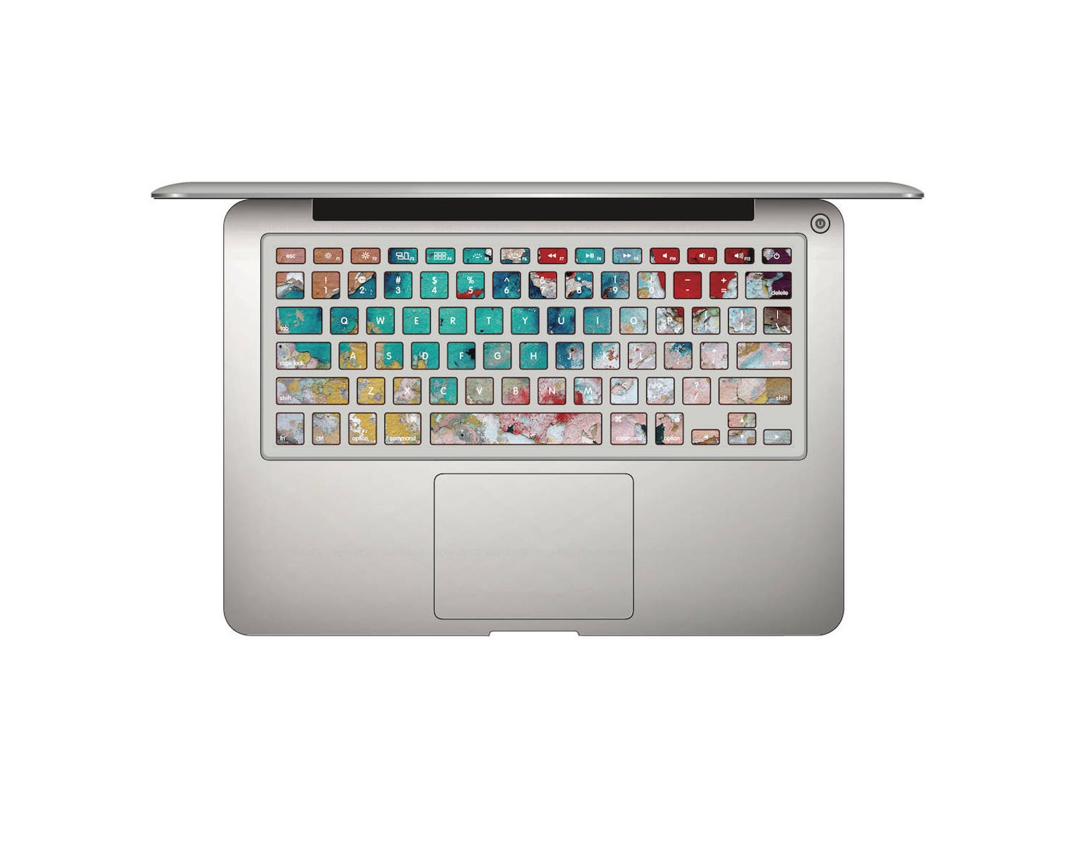 MacBook Keyboard Decal Stickers - Colorful Graffiti Grunge Abstract ...