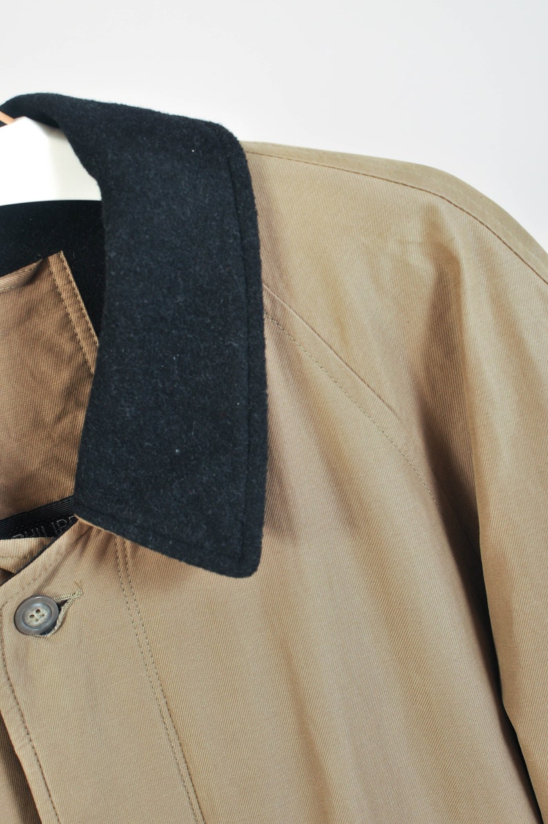 Vintage 90s Lined Mac Coat - Etsy