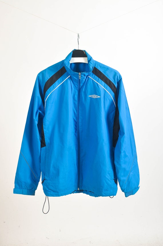 Vintage 00s UMBRO shell track jacket in blue - Gem