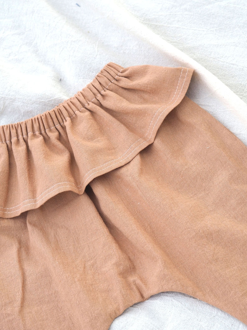 Baby Ruffle Sarouel Pants Easy Harem Pants Baby Pants - Etsy