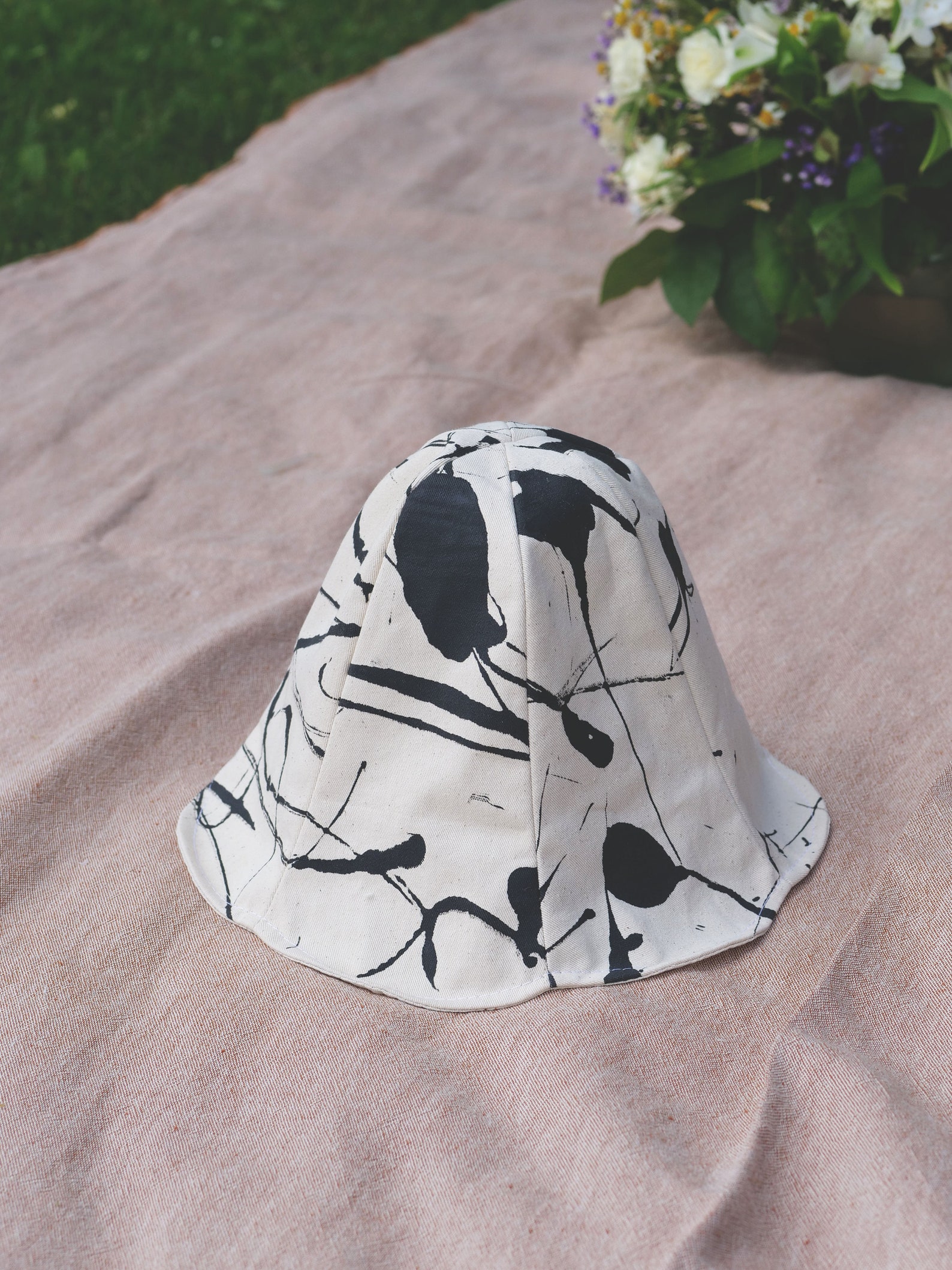 ADULT SIZES Summer Tulip Hat Linen Hat Bucket Hat Pattern SIZE 52-64 - Etsy