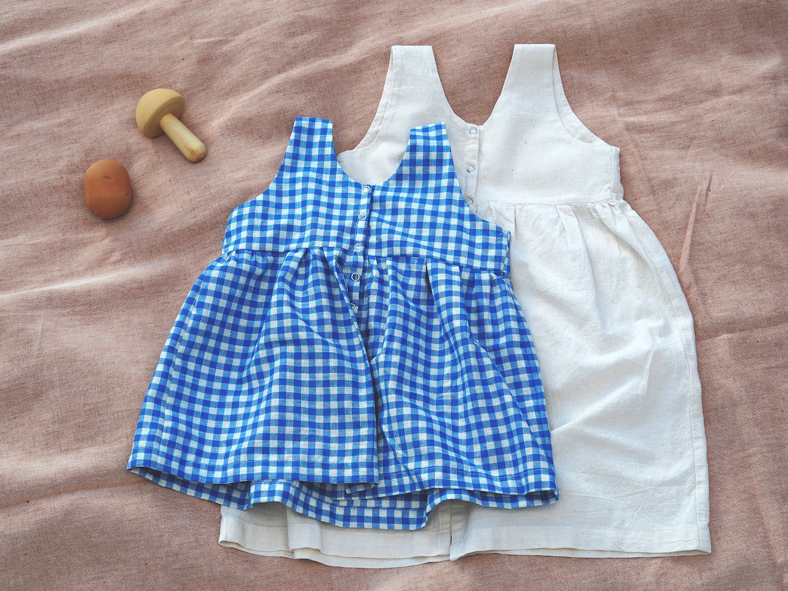 Girls Dress Sewing Pattern Smock Vest Dress PDF Kids - Etsy