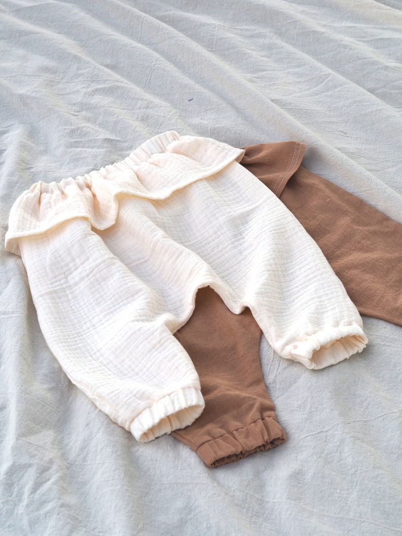 Baby Ruffle Sarouel Pants Easy Harem Pants Baby Pants - Etsy