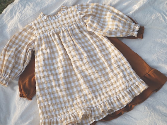 Ruffled Neckline Dress Dress With Frilled Neckline Vintage - Etsy